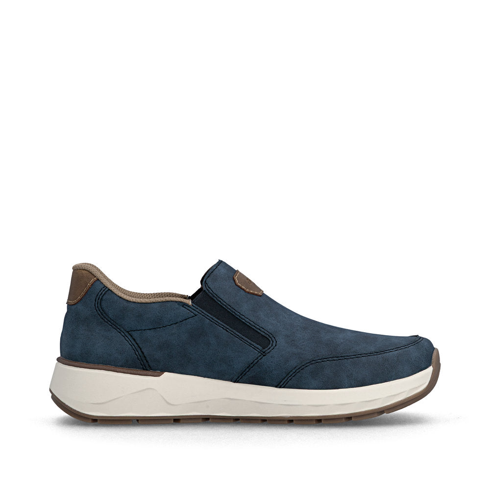 Rieker 11550-15 Denim Blue H Fit Slip On Shoes – The Shoe Parlour