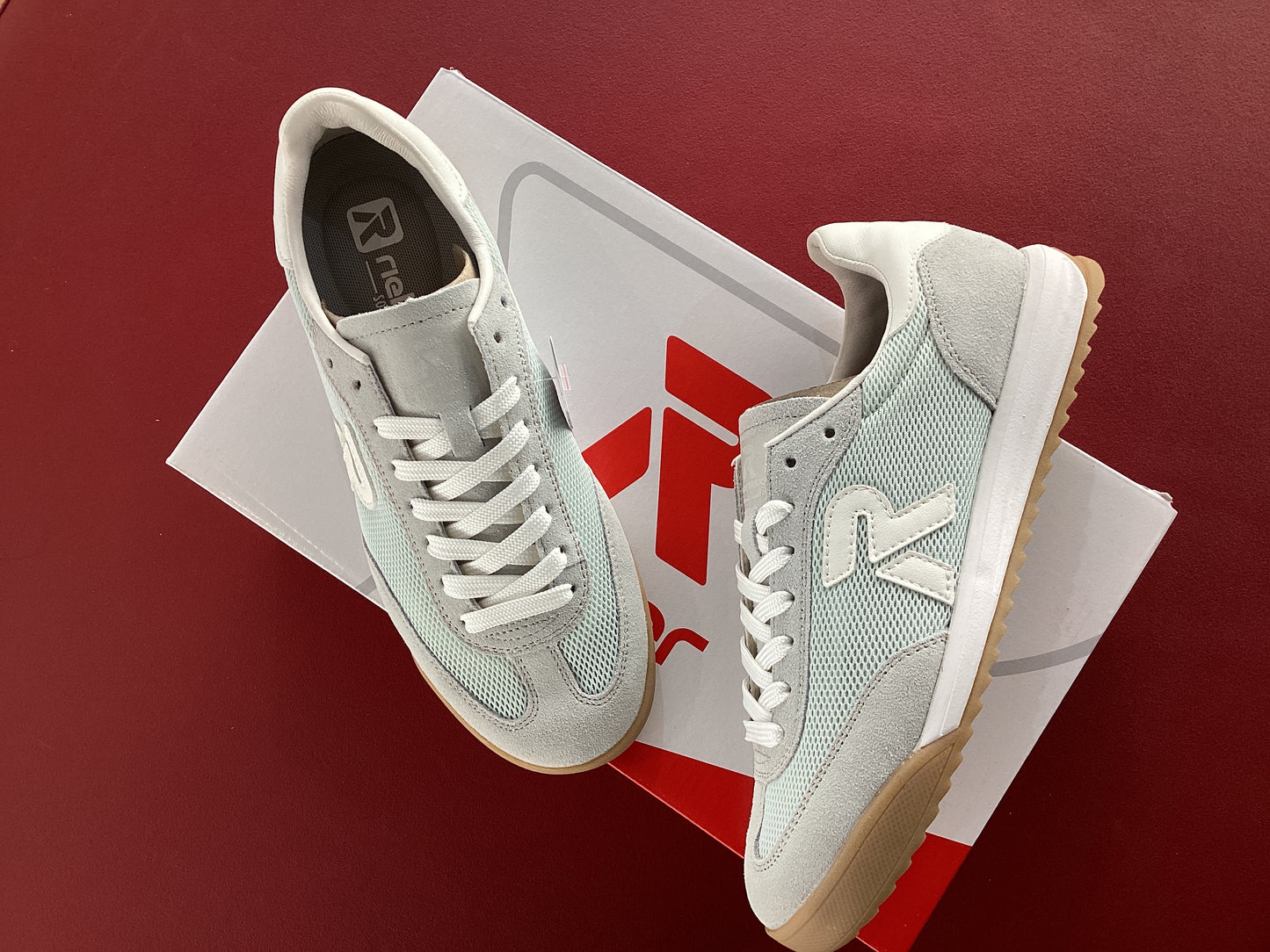 Rieker W4000-52 Pale Cyan G 1/2 Fit Sneakers – The Shoe Parlour